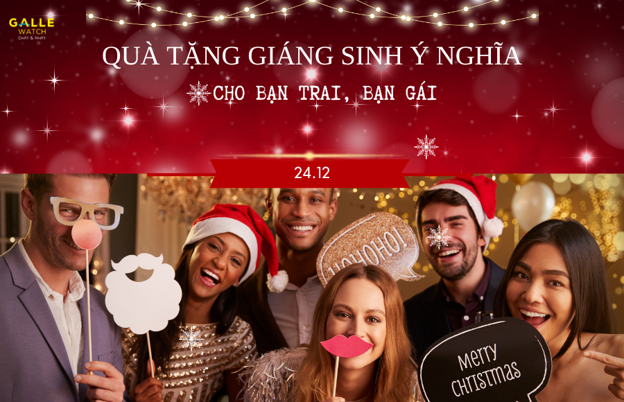 Gợi ý 10+ quà tặng giáng sinh cho bạn trai, bạn gái ý nghĩa